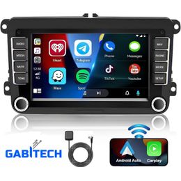 GABITECH 7 Zoll Android Carplay Autoradio für VW Golf 5/6 Passat B6