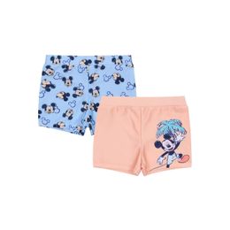 Sarcia.eu Boxer-Badehose 2x Blau-aprikosenfarbene Badehose für Baby Mickey Maus 12-18 Monate