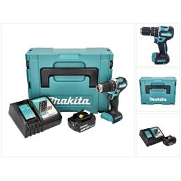 Makita Schlagbohrmaschine DHP 487 RF1J Akku Schlagbohrschrauber 18 V 40 Nm Brushless + 1x Akku