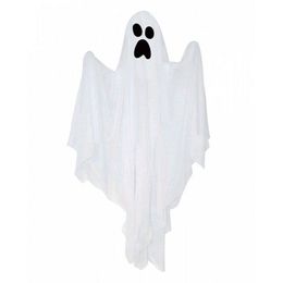 Horror-Shop Dekoobjekt Weißes Halloween Gespenst als Hängefigur 80 cm