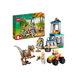 Lego® Konstruktionsspielsteine Jurassic World Flucht des Velociraptors