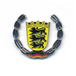 hegibaer Anstecknadel Land Baden-Württemberg Wappen Stuttgart Pin Anstecker 0922
