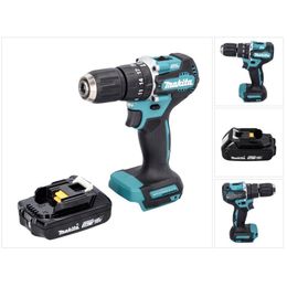 Makita Schlagbohrmaschine DHP 487 A1 Akku Schlagbohrschrauber 18 V 40 Nm Brushless + 1x Akku 2