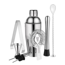 BlauCoastal Cocktail Shaker 8-teiliges Cocktail Shaker Set