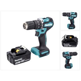 Makita Schlagbohrmaschine DHP 487 M1 Akku Schlagbohrschrauber 18 V 40 Nm Brushless + 1x Akku 4