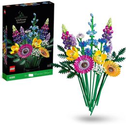 Lego® Konstruktionsspielsteine Icons Wildblumenstrauß Set