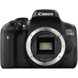 Reflex - Canon EOS 750D Schwarz Objektiv Canon EF-S 18-55mm f/3.5-5.6 III