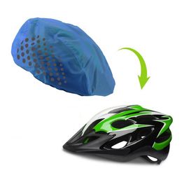 Bizaical Fahrradhelmüberzug Regenschutz für Fahrradhelm atmungsaktiver wasserfester Helmüberzug