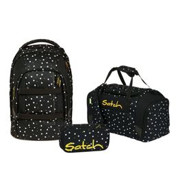 Satch Schulranzen Schulrucksack-Set PACK Lazy Daisy 3-teilig (3-teilig)