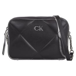 Calvin Klein Mini Bag RE-LOCK QUILT CAMERA BAG, mit modischem Strukturmuster, schwarz