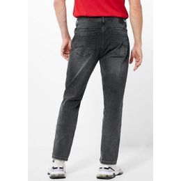 Street One MEN Regular-fit-Jeans 5-Pocket-Style, schwarz