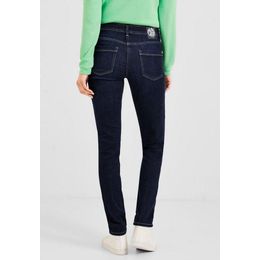 Cecil Slim-fit-Jeans 5-Pocket-Style, blau