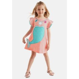 Denokids A-Linien-Kleid Mermaid mit großer Meerjungfrauenschwanz-Applikation
