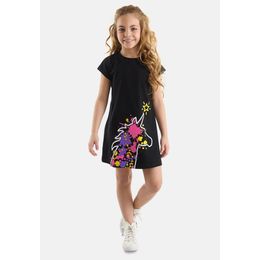 Denokids Shirtkleid Unicorn Splash mit Schwanen Print