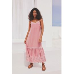 next Sommerkleid Besticktes Trägerkleid für den Sommer (1-tlg)