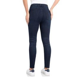 wonderjeans High-waist-Jeans High Waist WH72 Hoch geschnitten mit leicht verkürztem Bein, blau