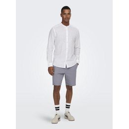 Only & Sons ONLY & SONS Chinoshorts Leichte Stoff Shorts Bermuda Hose ONSLINUS 5058 in Hellgrau