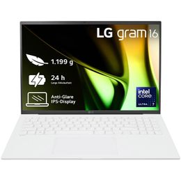 LG 1​6" Notebook mit Windows 11 Home​ ​ Intel Core Ultra​7 Prozessor​ ​ 16 LPDDR5X​ RAM 1 TB SSD​ ​ 16Z90SG.AA77G 16Z90SG.AA77G Laptop