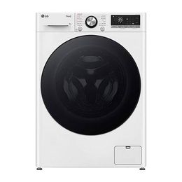 LG Waschmaschine mit 9 kg Kapazität Slim Fit EEK A 1200 U./Min. Weiß mit schwarzem Bullaugenring F2V7SLIM9 F2V7SLIM9