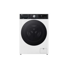 LG Waschmaschine mit 9 kg Kapazität EKK A 1.400 U./Min. Weiß mit schwarzem Bullaugenring F4WR709YP F4WR709YP