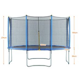 TOPFIT Trampolin Komplett-Set, 366 cm