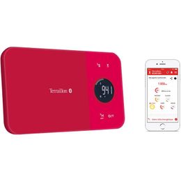 Terraillon - elektronische Küchenwaage 5kg-1g rot mit Bluetooth - nutritab cranberry