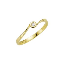 OROLINO Fingerring 585 Gold Brillant 0,03ct., gelb