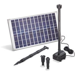 Solar Teichpumpe 25W 1250l/h Solarpumpe Gartenteich Springbrunnen Esotec 101915