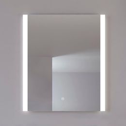 Badspiegel "Vega" Spiegel Gr. B/H/T: 66 cm x 76 cm x 2,7 cm, Spiegelglas, silberfarben (silber) Badspiegel