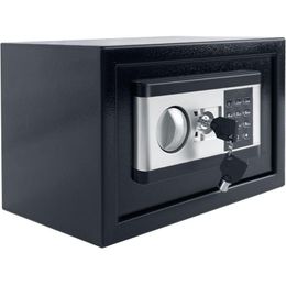 38 x 30 x 30 cm Tresor Möbeltresor mit Elektronischer safe Schloss, Inkl. Batteriebox & 2 Sicherheitsschlüssel, (Schwarz,38 x 30 x 30 cm) - Aufun