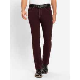 5-Pocket-Hose Gr. 60, Normalgrößen, rot (burgund) Herren Hosen Jeans