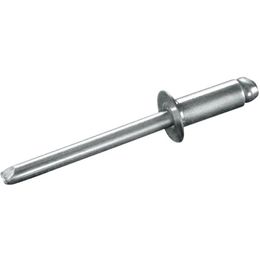 Goebel - 500 x Blindnieten Stahl (ø x l) 4,8 x 20,0 mm mit Senkkopf ISO15980 - Senkkopf Nieten - Popnieten - standard