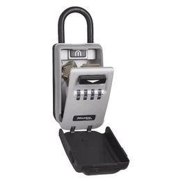 Master Lock - Schlüsseltresor mit beleuchteten Zahlencode - Medium - Wetterfest - Bügel - 5424EURD – Schlüsselsafe