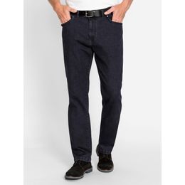 5-Pocket-Jeans Gr. 27, Unterbauchgrößen, blau (blue, black) Herren Jeans Hosen