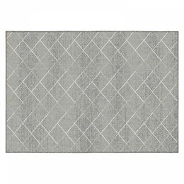 Outdoor-Teppich aus Polypropylen, 160 x 230 cm, grau - grau