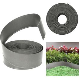 Rasenkante Elastische Beeteinfassung Rund, Gartenumrandung Robustes Beetumrandung für Kurven, Unsichtbar Lawn Edging aus stabilem Plastik(20m x