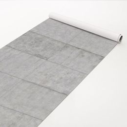 MICASIA Klebefolie Betonoptik - Beton Ziegeloptik grau - Betonfolie Größe HxB: 150cm x 100cm