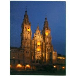 Jandei - Tisch mit 4 LED -Kathedrale Santiago Compostela 40 x 30, 2 Pilas AA Bilder LED