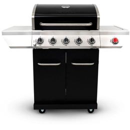 Bbq Gasgrill Classic silber / schwarz 5 Brenner, 1 Infrarot Seitenbrenner - Nexgrill