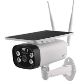 GoSmart kabellose Outdoor Überwachungskamera mit WiFi und App + Solarpanel, 1080p Smart Home IP-Kamera mit Akku, ohne Abo-Falle, H4056 - EMOS