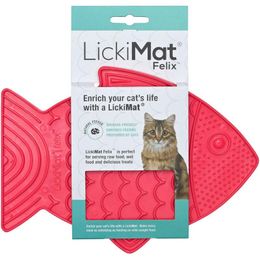 LickiMat - Felix - Schleckmatte aus Naturgummi für Katzen - pink