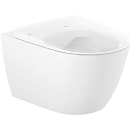 ROCA - Ona Toilettenschüssel ohne Spülrand und unsichtbare Befestigungen, Weiß (A346687000)