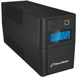 POWERWALKER - vi 850 shl fr Line-Interactive 0,85 kVA 480 w 2 AC-Ausgänge