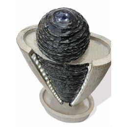 Gartenbrunnen Springbrunnen Trophäe mit LED-Beleuchtung Wasserspiele für Outdoor + Indoor Gartenbrunnen Zimmerbrunnen 17002 - Köhko