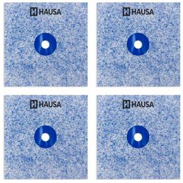 Wandmanschette HAUSA PRO3 150x150mm unter Fliesen Dehnzone 4stk - blau