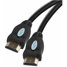 High Speed hdmi 1.4 Kabel mit Ethernet eco, full hd, 4K Ultra hd, 3D, arc, A-Stecker auf A-Stecker 1,5 m schwarz, SL0101 - EMOS