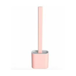 Toilet brush: Ultrahygienische WC-Bürste aus flexiblem Silikon Pink - Rose