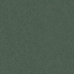 A.S. Création Vliestapete in Dunkelgrün | Uni Tapete in Leinenoptik ideal für Wohnzimmer und Schlafzimmer | Grüne Tapete mit Vinyl in Textiloptik - 10,05 x 0,53 m