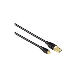 USB-Kabel - usb (m) bis Micro-USB Type b (m) - usb 2.0 - 1.8 m - Schwarz (00078419) - Hama