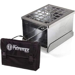 Petromax - Steckherd fb1 Feuerbox Kocher Feuerstelle mit Tasche - silber